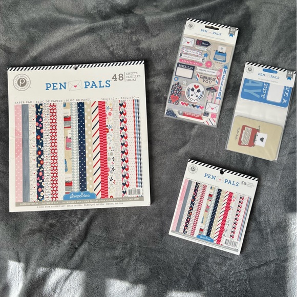 pinkpaislee | Office | New Pinkpaislee Pen Pals Graphic Paper Bundle ...